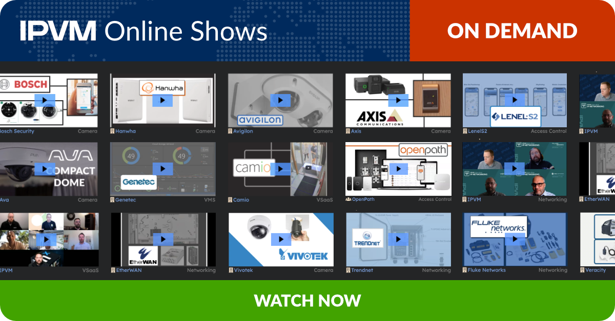 IPVM Show Presentations